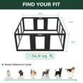 FXW AuraSpace Acrylic Indoor Dog Playpen for Small and Medium Dogs, 30 ...