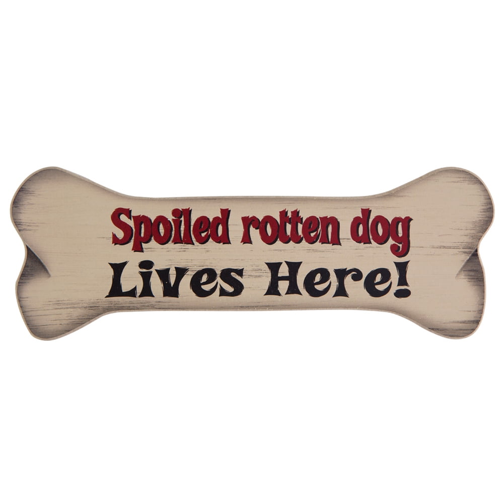Spoiled Rotten Dog Lives Here Bone Shaped Magnet - OS | Walmart Canada