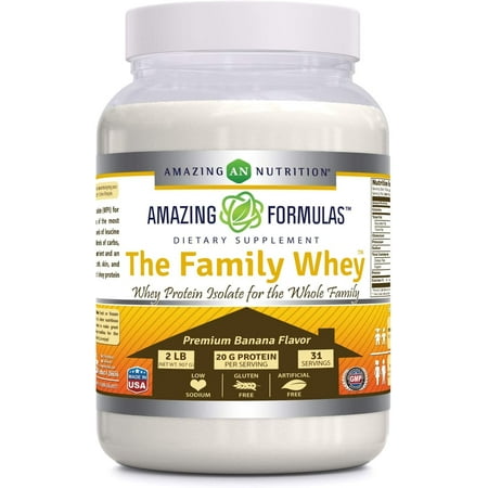 Amazing Formulas The Family Whey Whey Protein (Isolate) Powder for The ...