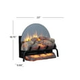 Modern Ember 23" Real Glow Electric Fireplace Log Set Insert, Realistic ...