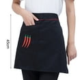Hesroicy Cooking Apron Soft with Tether Household Short Waist Apron for ...