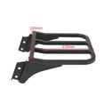 2025 latest Chrome Rear Luggage Rack & Sissy Bar Backrest for 2004-Up ...