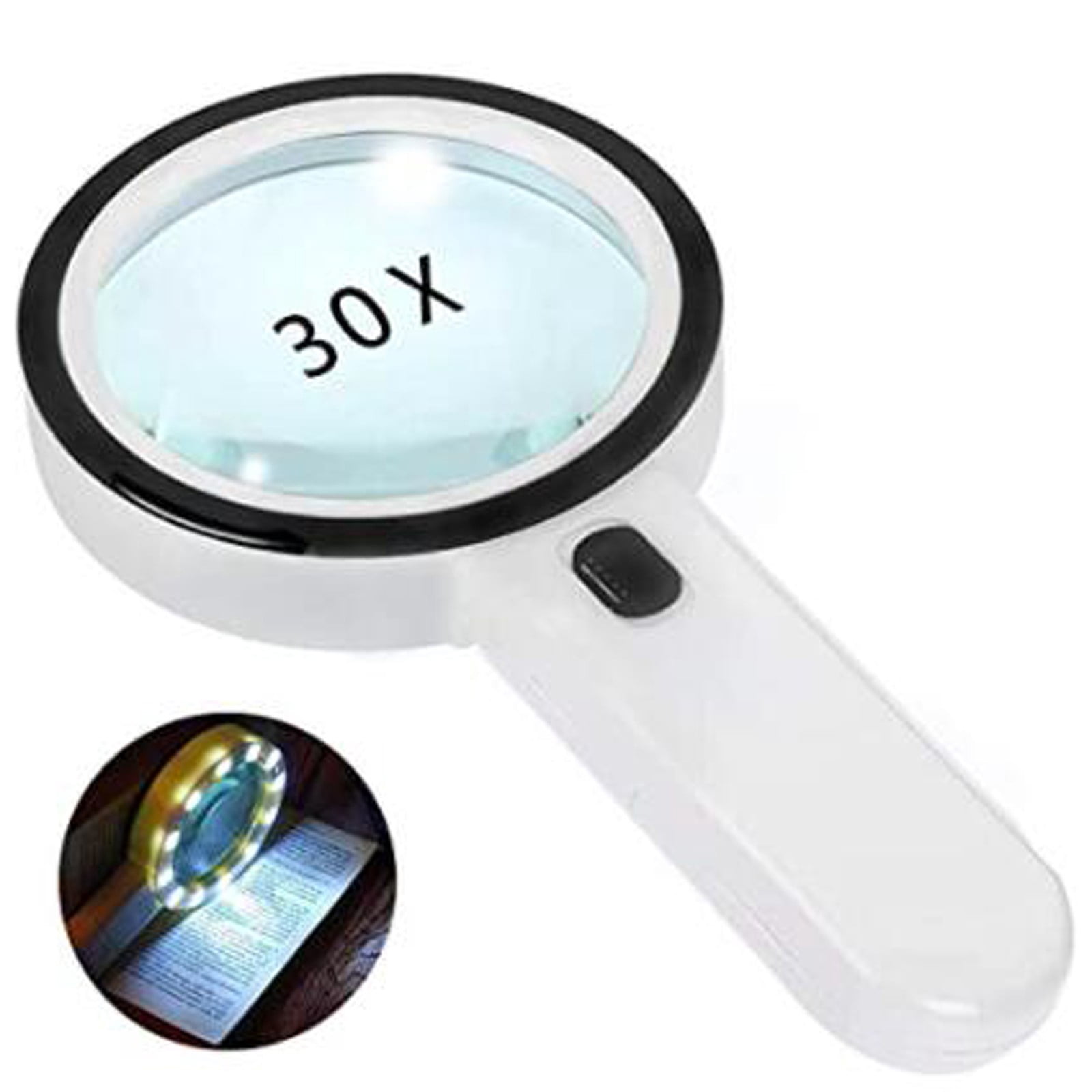 Kqegk Powerful Magnifying Glass 30X Magnification Effect To See Subtle Kqegk Powerful Magnifying Glass 30X Magnification Effect To See Subtle