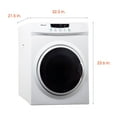 Magic Chef Portable 3.5 Cu. ft. Compact Electric Dryer, Perfect for ...