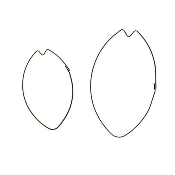 stanreset 2pcs Tulip Cutter Set Fondant Molds Tulip Cake Mould Tool ...