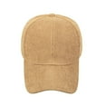 Jamicy Corduroy Baseball Cap for Women Men Adjustable Vintage Low ...