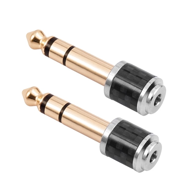 Adaptador de audio mini con conector jack macho de 6,35 mm a conector ...