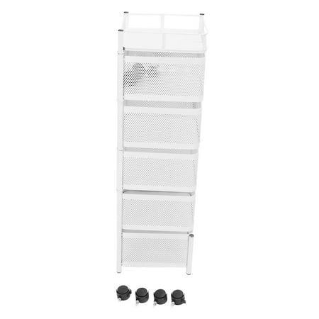 Rotating Storage Rack, Carbon Steel Rotatable Mesh Basket Organizer ...