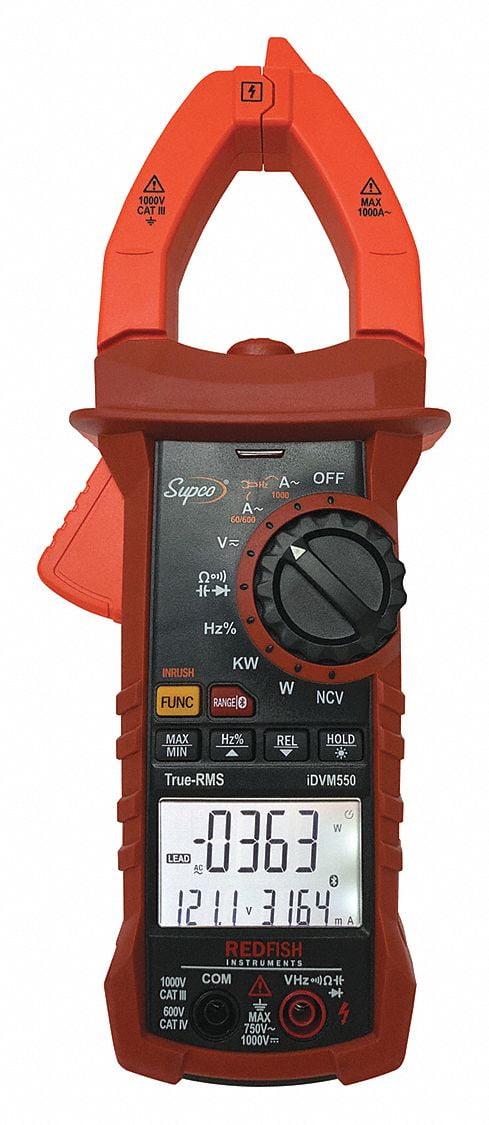 Supco Digital Clamp Meter,Full Size IDVM550 - Walmart.com