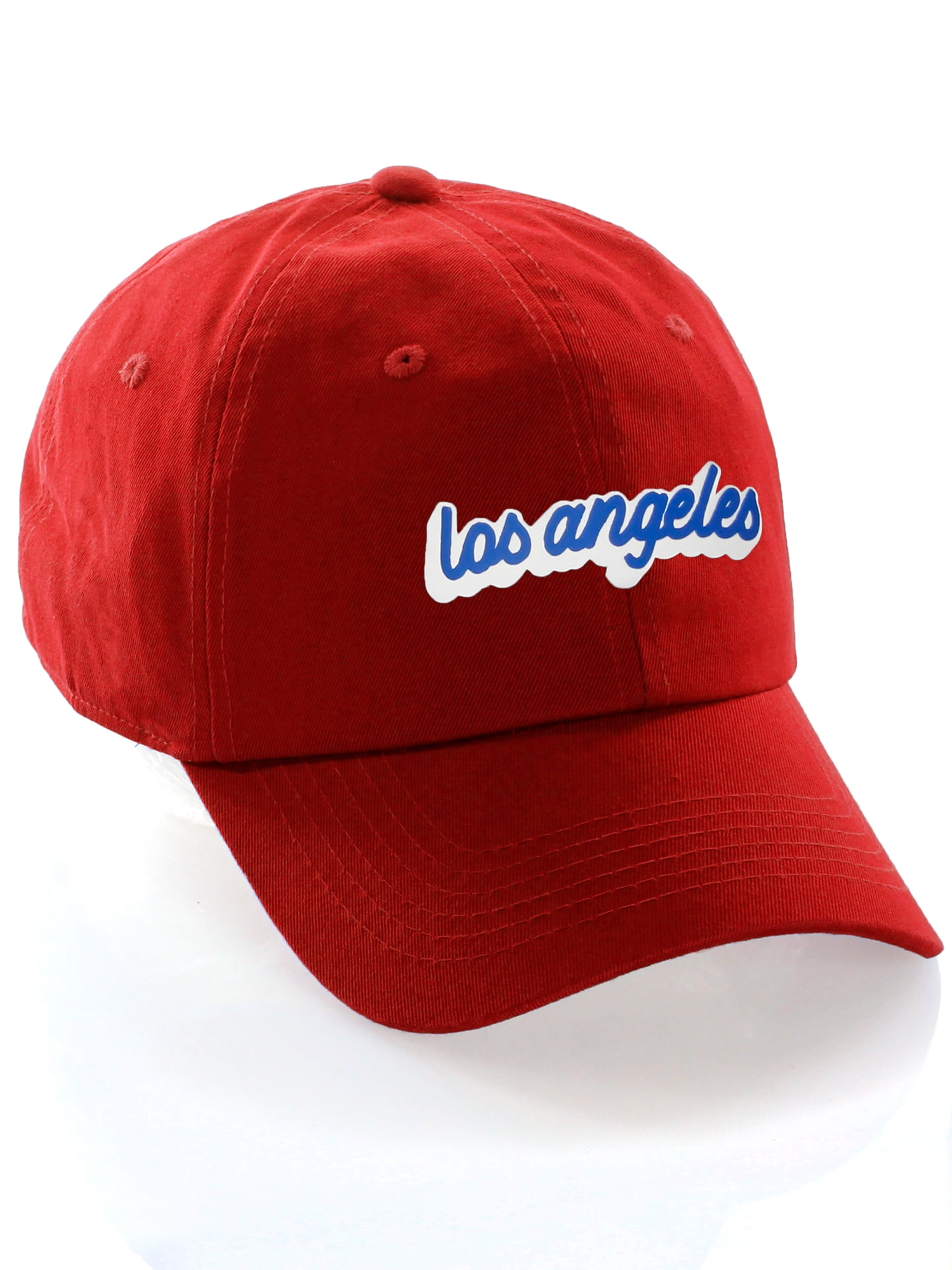 Classic Unstructured USA Cities Baseball Dad Hat 3D Raised PVC Letters ...