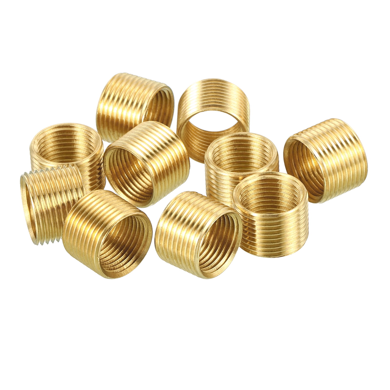 Uxcell M14 to M12 Sleeve Reducing Nut 10mm Long Threaded Hollow Tube ...