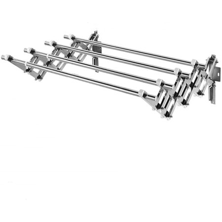 Laundry Drying Rack Wall Mount, Compact Fold Away Wall Mount Clothes ...