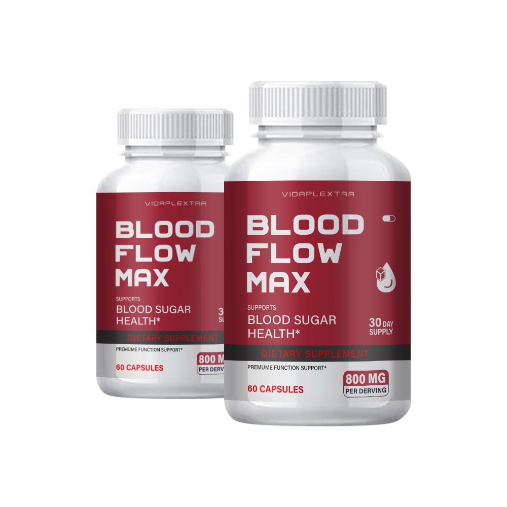 (2 Pack) Blood Flow Max Capsules - Blood Flow Max Capsules - Walmart.com