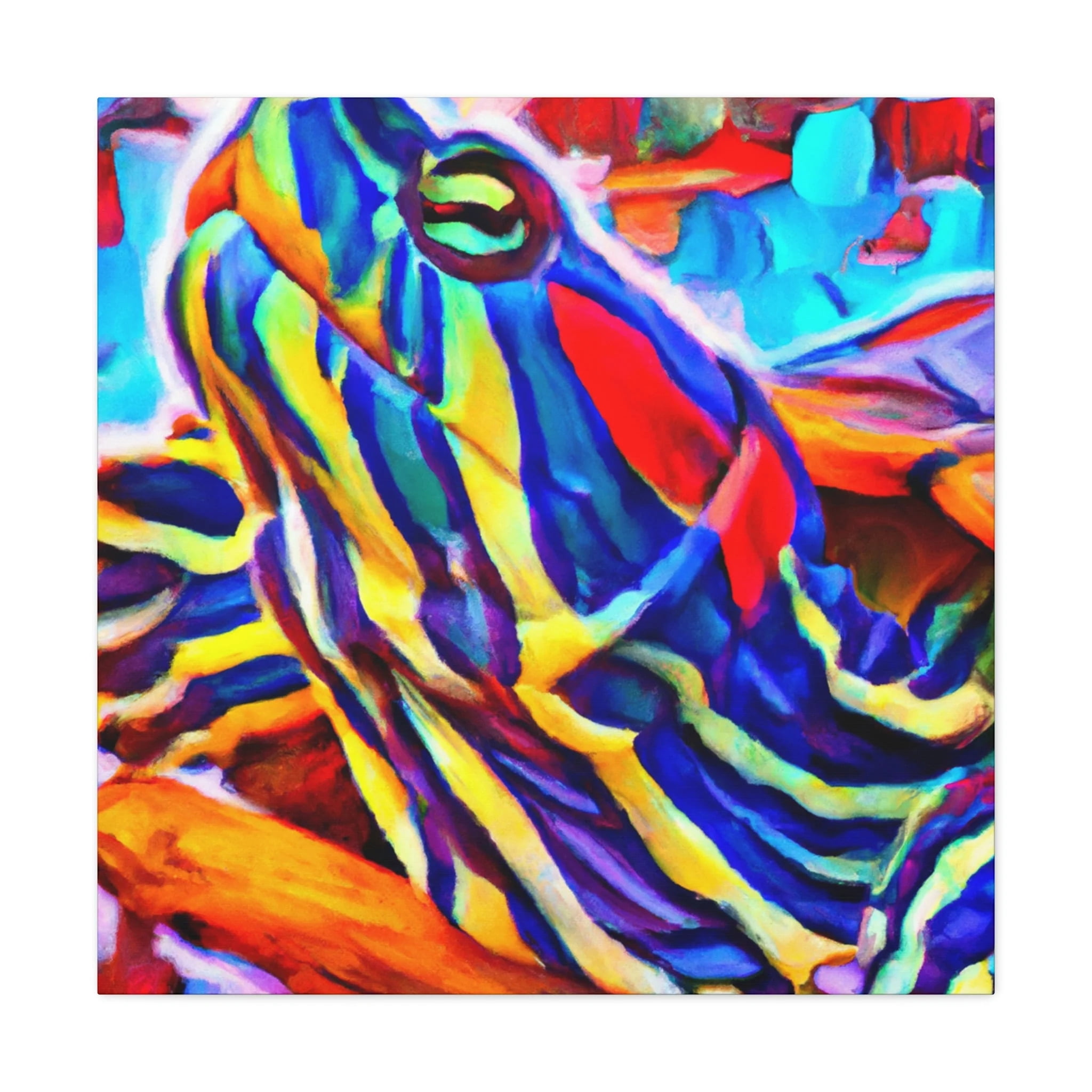 Red Eared Turtle Dream - Canvas - Walmart.com