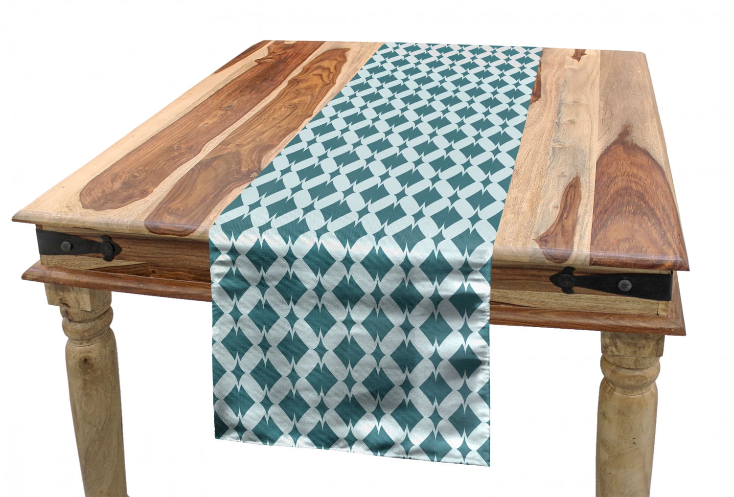 Abstract Table Runner, Repeating Pattern of Symmetrical Stripes Forming ...
