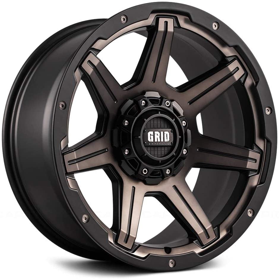 Grid Off-Road GD6 Custom Wheel for 20" x 9" 110.3mm Hub Matte Black ...