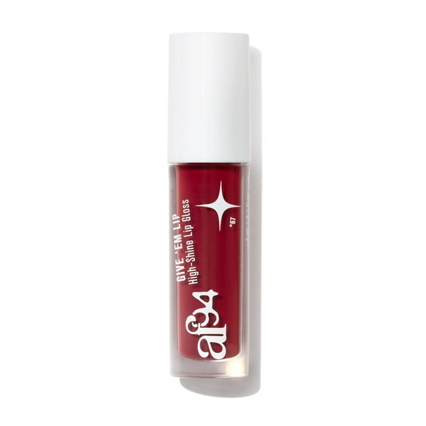 af94 Give Em Lip High Shine Lip Gloss, Star67, Red - Walmart.com
