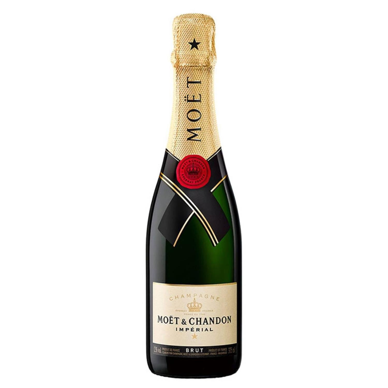 Caja de 12 Champagne Moet Chandon Brut Imperial 375 ml | Bodega Aurrera ...