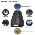 Clipop Portable Pop Up Tent, Camping Toilet with Floor, Window, Bag ...