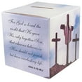 Lenten Easter Offering Box Family Size Cardboard with Crosses - 50 ...