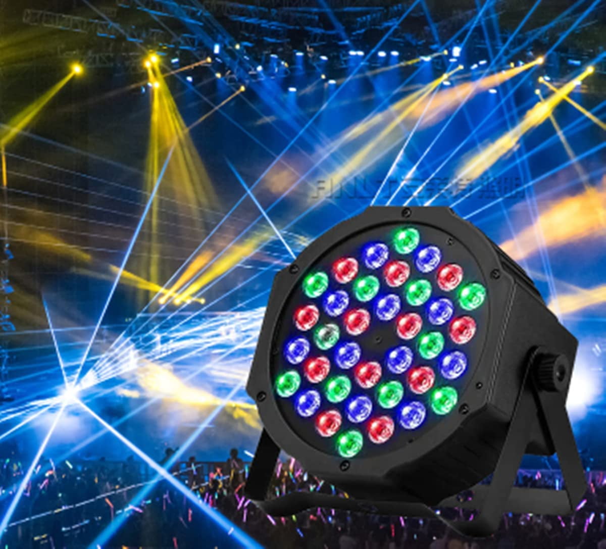 LINLIN Disco Lights, LED Stage Lights Sound Activated DMX Control, 7 ...