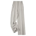 Casual Blend Wide Leg Pants For High HIgh Rise Lightweight Trousers ...