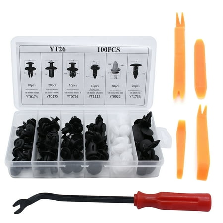 TFixolCar Bumper Retainer Clips & Fastener Remover, Quality Nylon Push ...