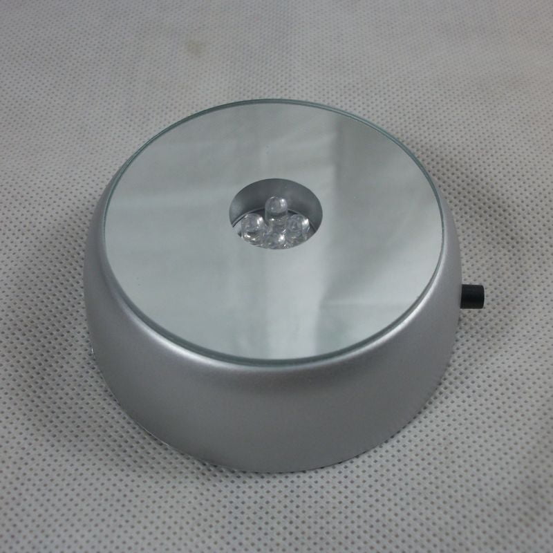 Yesfashion 4 LED Luminous Base Light Colorful Round Stand Base for ...