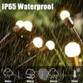 2 Pack Colorful Solar Firefly Lights, Waterproof Swaying LED Landscape ...