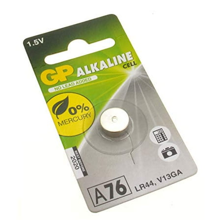 kenable GP Alkaline Button Cell Battery LR44 (AG13/A76/V13GA) 1.5V ...