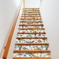 Beautiful Dragonfly Stair Stickers Colorful Butterfly Staircase Murals ...