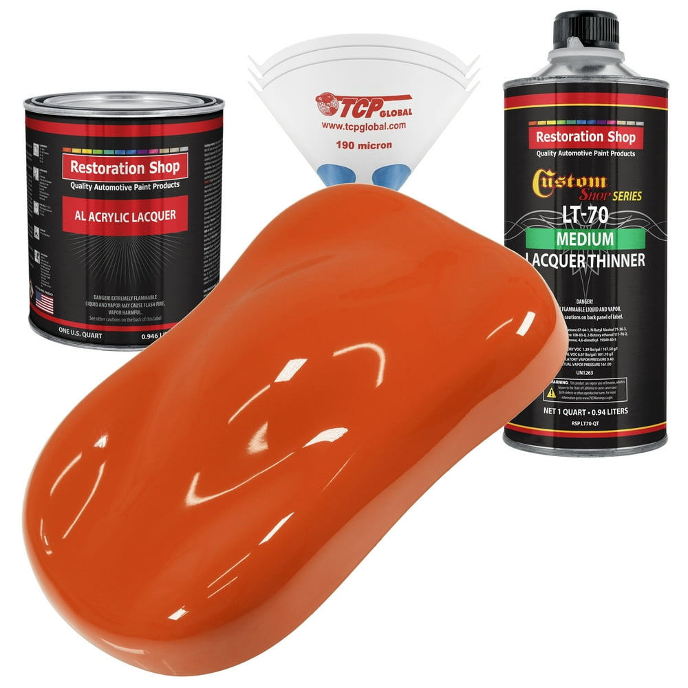 Restoration Shop - Hugger Orange Acrylic Lacquer Auto Paint - Complete ...
