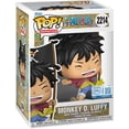 Funko Pop Vinyl Figure One Piece Monkey D Luffy with Flag 2214 ...