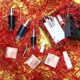 0.5 LB Red Gold Crinkle Cut Paper Shred Filler Metallic Shredded Papers ...