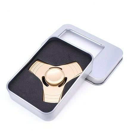 KuKu Fidget Hand Finger Triangular Aluminum Alloy Spinner Toy - For ...