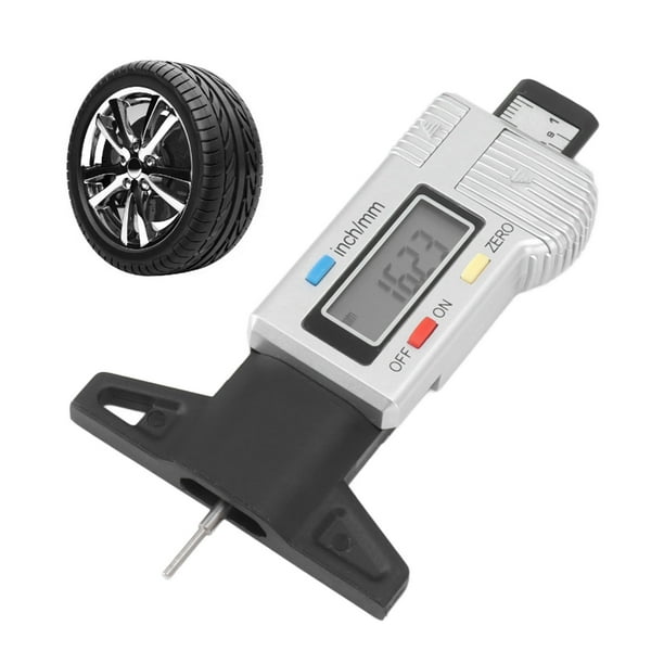 Tire Depth Gauge Tool, Accurate Reading Tire Depth Gauge 0-25.4mm For ...