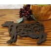Zeckos Black Cast Iron Farm Animal Kitchen Trivets Set of 3 - Walmart.com