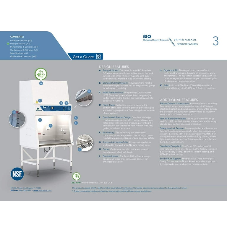 Purair Bio Class Ii A2 Biological Safety Cabinet | Cabinets Matttroy