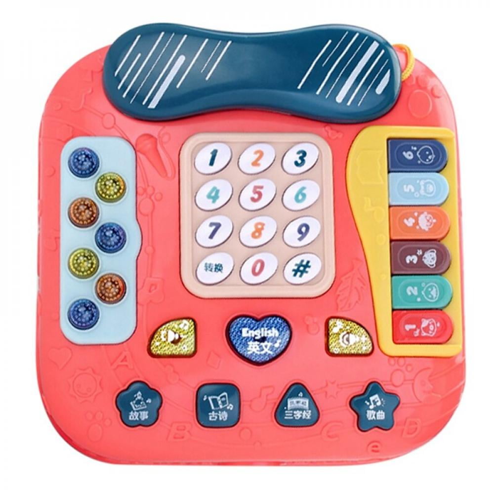 Kids Toys Kids Pretend Phone Call with Light And Sound Piano Keyboard ...