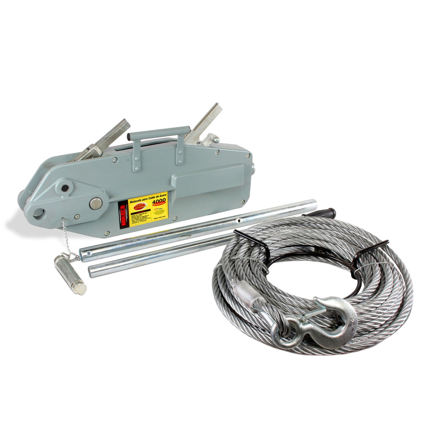 Malacate Tirfor 4000 Kg (ancho Cable 16 Mm X 20 M) MIKELS . | Bodega ...