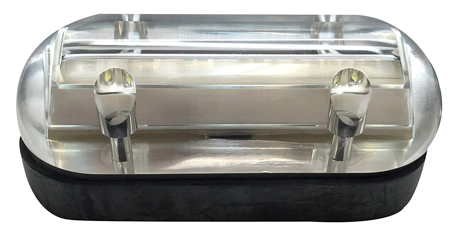 PACTRADE MARINE BOAT PONTOON UNDERWATER WHITE LIGHT SURFACE MOUNT 6 LED ...