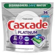 Cascade Total Clean ActionPac Dishwasher Detergent Pacs Lemon Scent ...