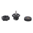 Lightweight Plastic Ball Joint Adapter 17mm Ball Socket to 1/4-20 Male ...