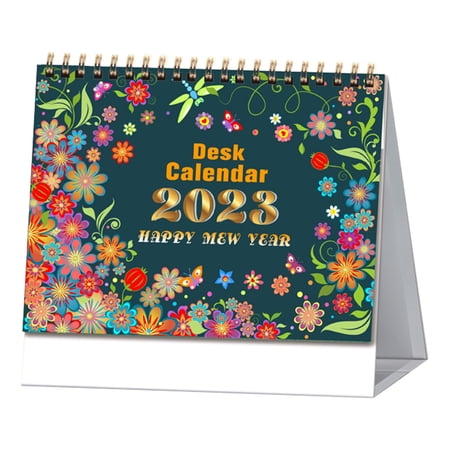 Small Desk Calendar 2023 , Use to December 2023, Standing Desk Calendar ...