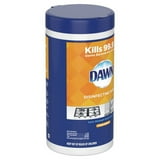 Dawn Antibacterial Disinfectant Wipes, Fresh Scent, 75 Count, 6 Tubs ...