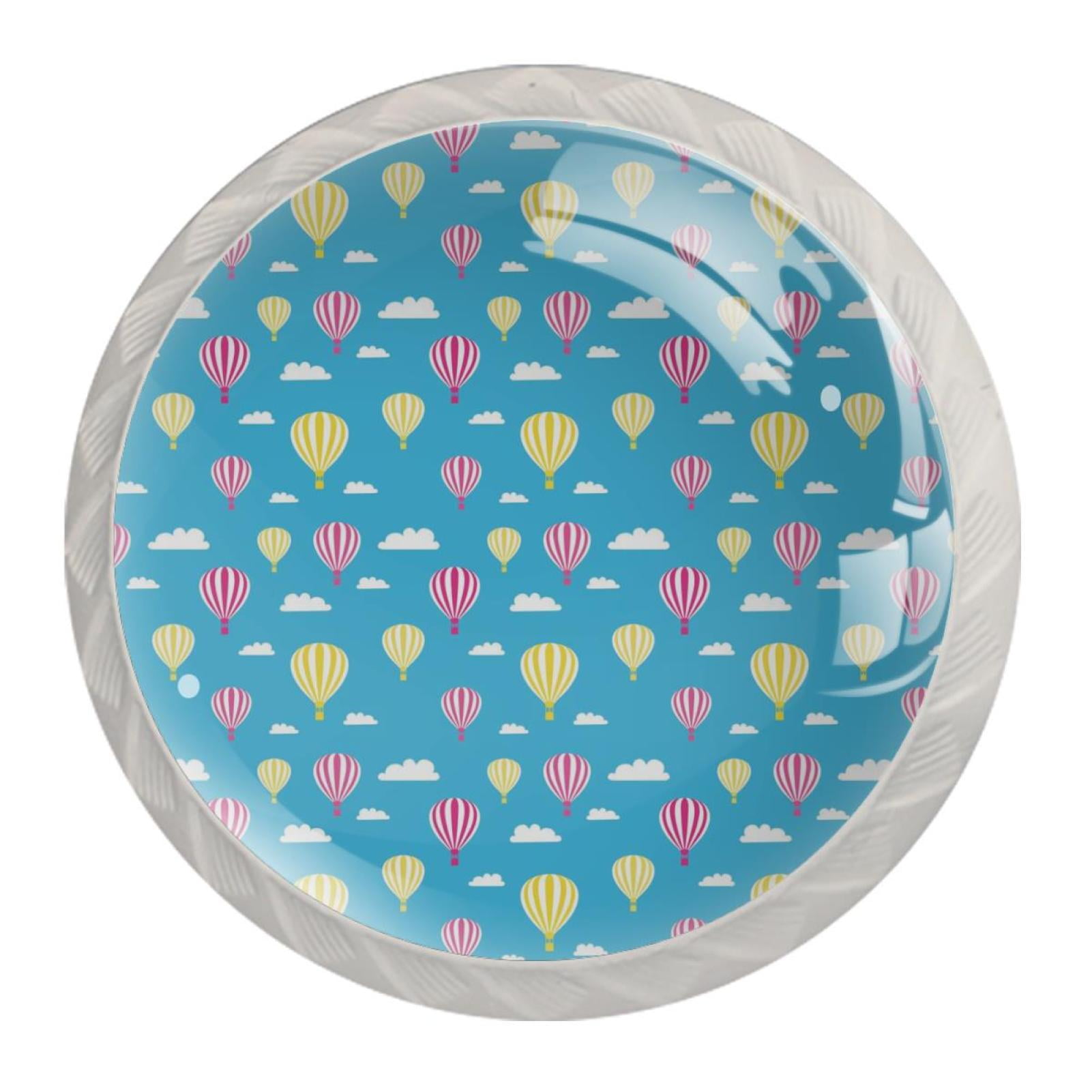 4 Pcs Hot Air Balloon Knobs for Kitchen Cabinet Cupboard Dresser Bookcase Drawer Pulls Handles ...