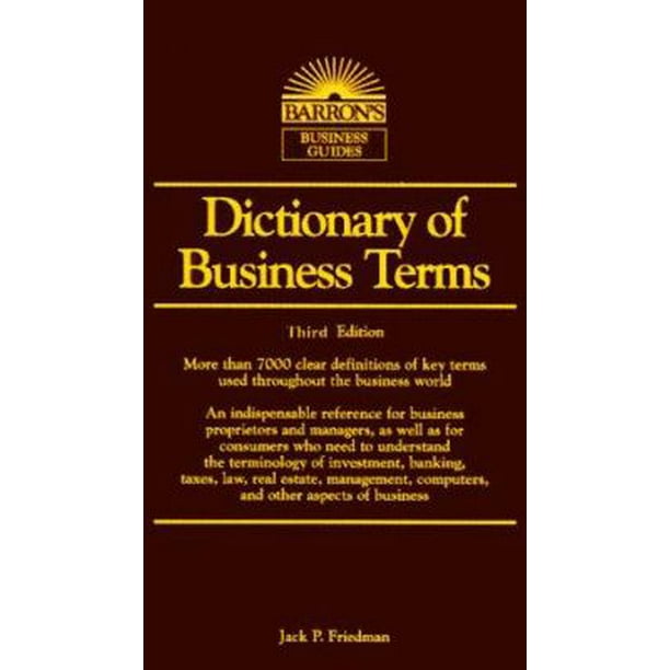 Businesses Dictionary
