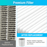 1-Pack H13 HEPA Replacement Filter | Compatible with Airfire/GCZ AP302 ...