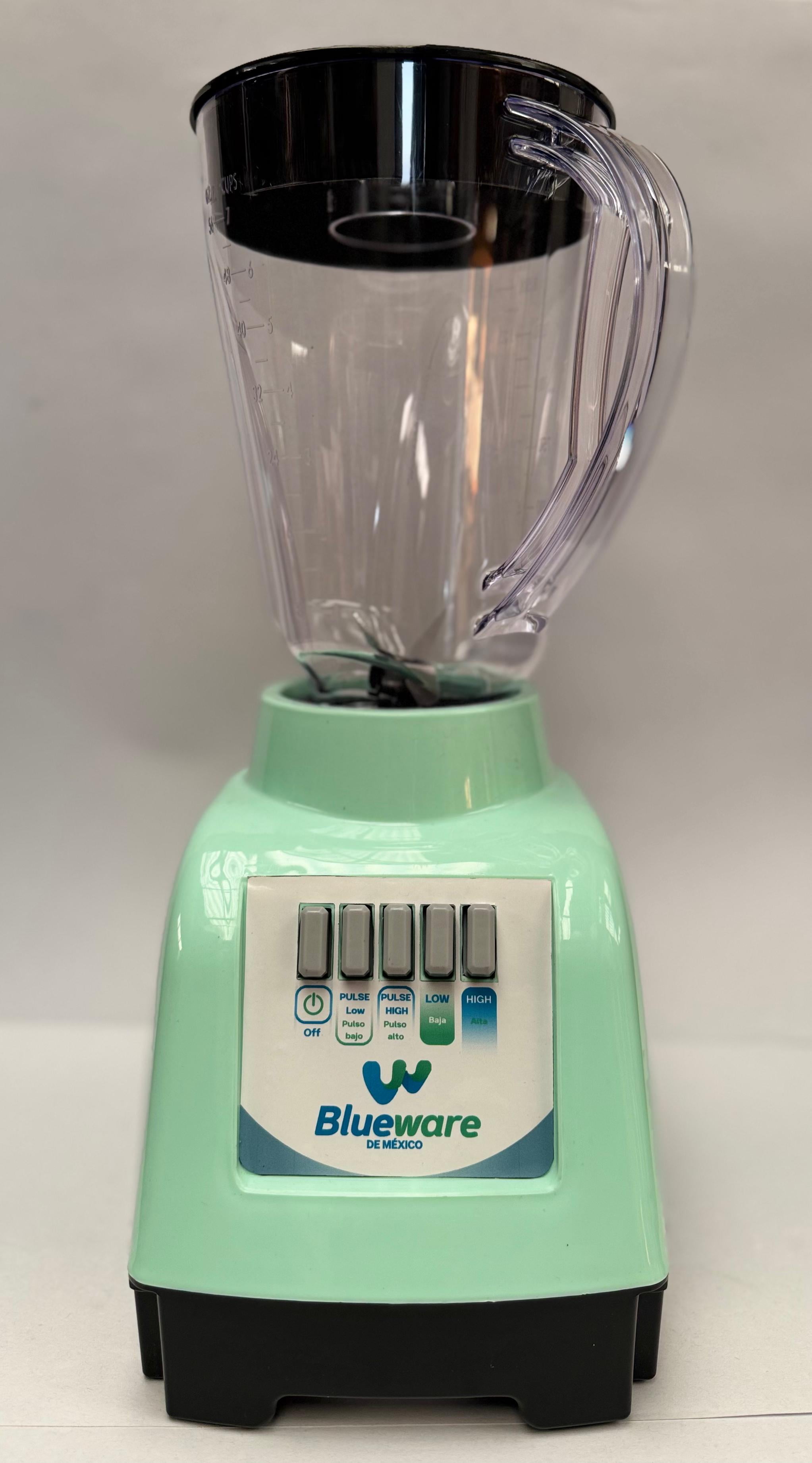 Licuadora Blueware 550 Watts Vaso Plastico 1.6 Lts Verde Menta ...