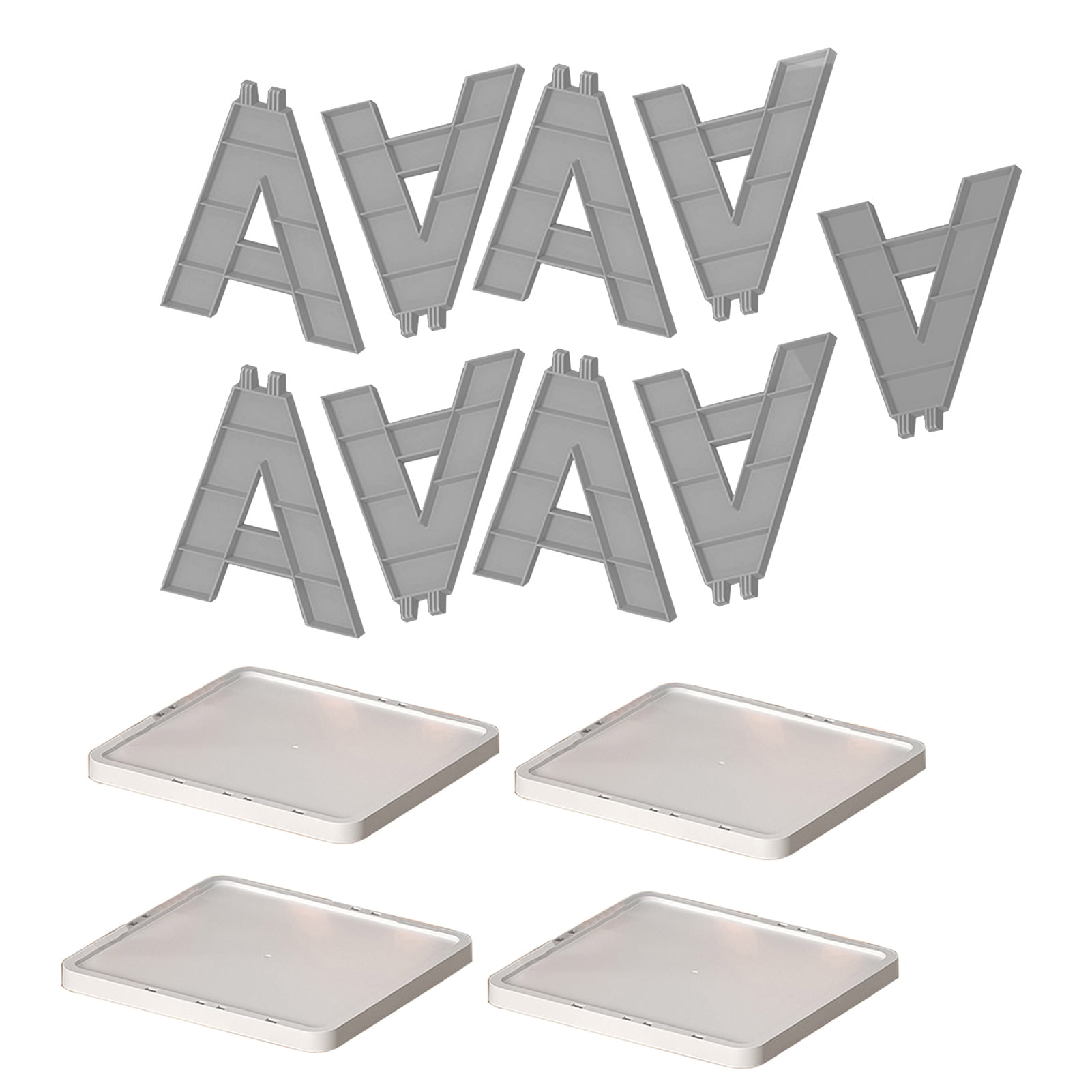 Stackable Shoe Rack - 1 Set, Space-saving, Multi-layer, Simple Slippers ...